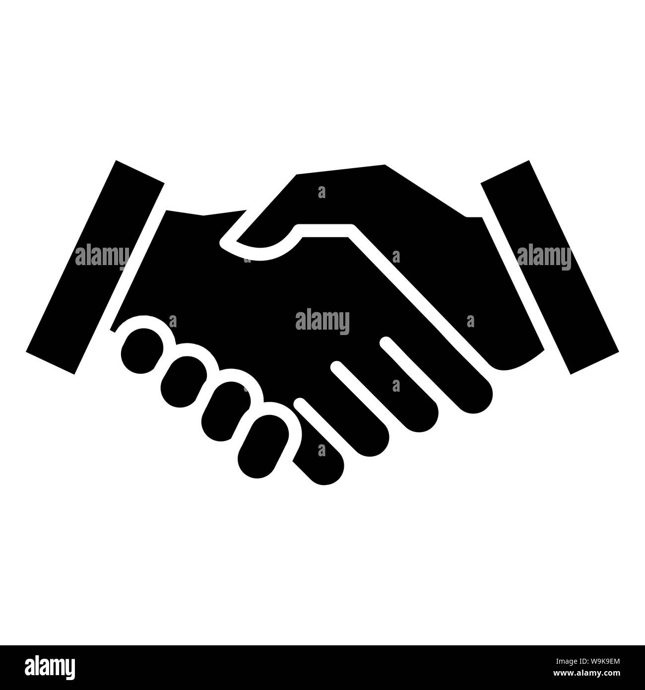 Handshake Icon Vector Design Template or Logo Illustration. Perfect use ...