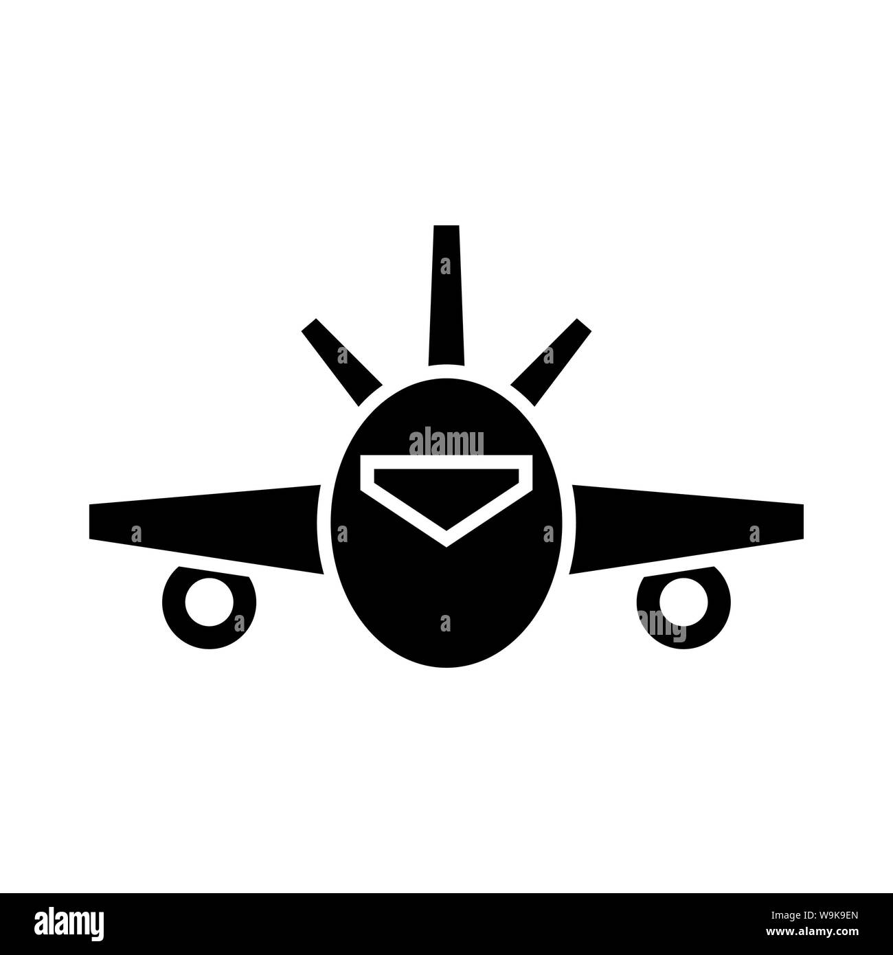 aeroplane aircraft icon or logo illustration for website. Perfect use ...