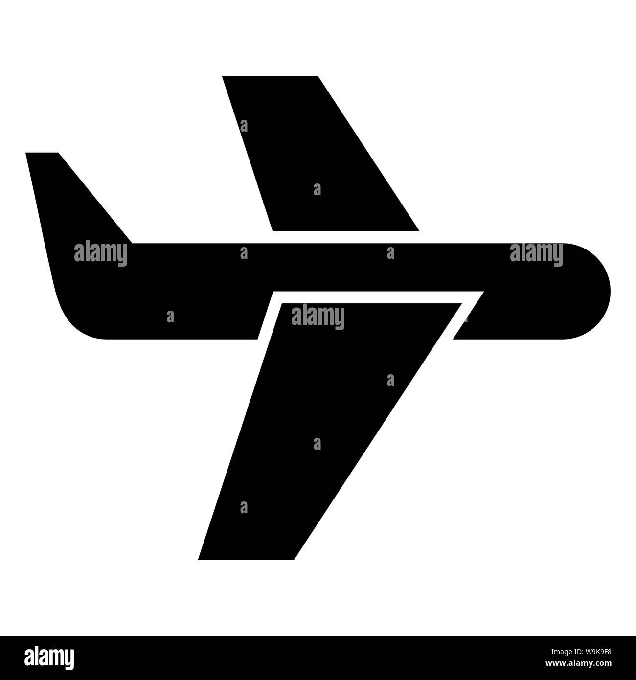 aeroplane aircraft icon or logo illustration for website. Perfect use ...