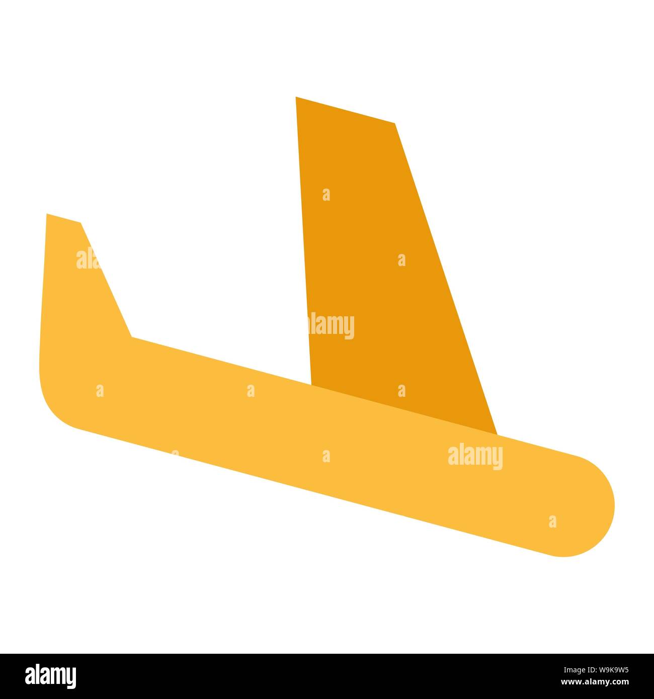 landing aeroplane aircraft icon or logo illustration for website ...