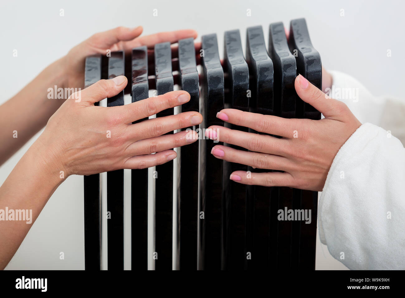 Hands massage energy hi-res stock photography and images - Alamy