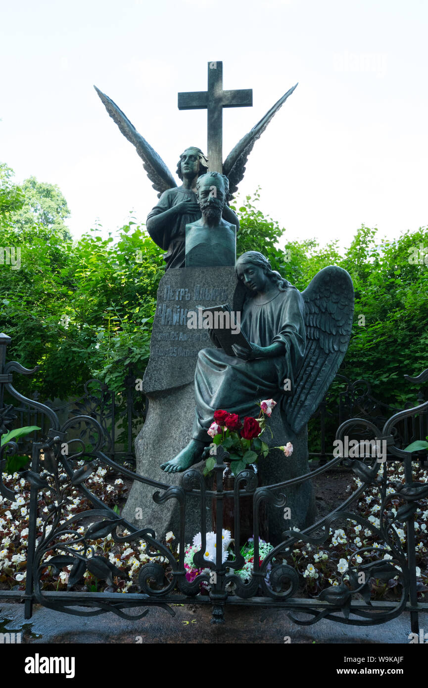Tchaikovsky grave hi-res stock photography and images - Alamy