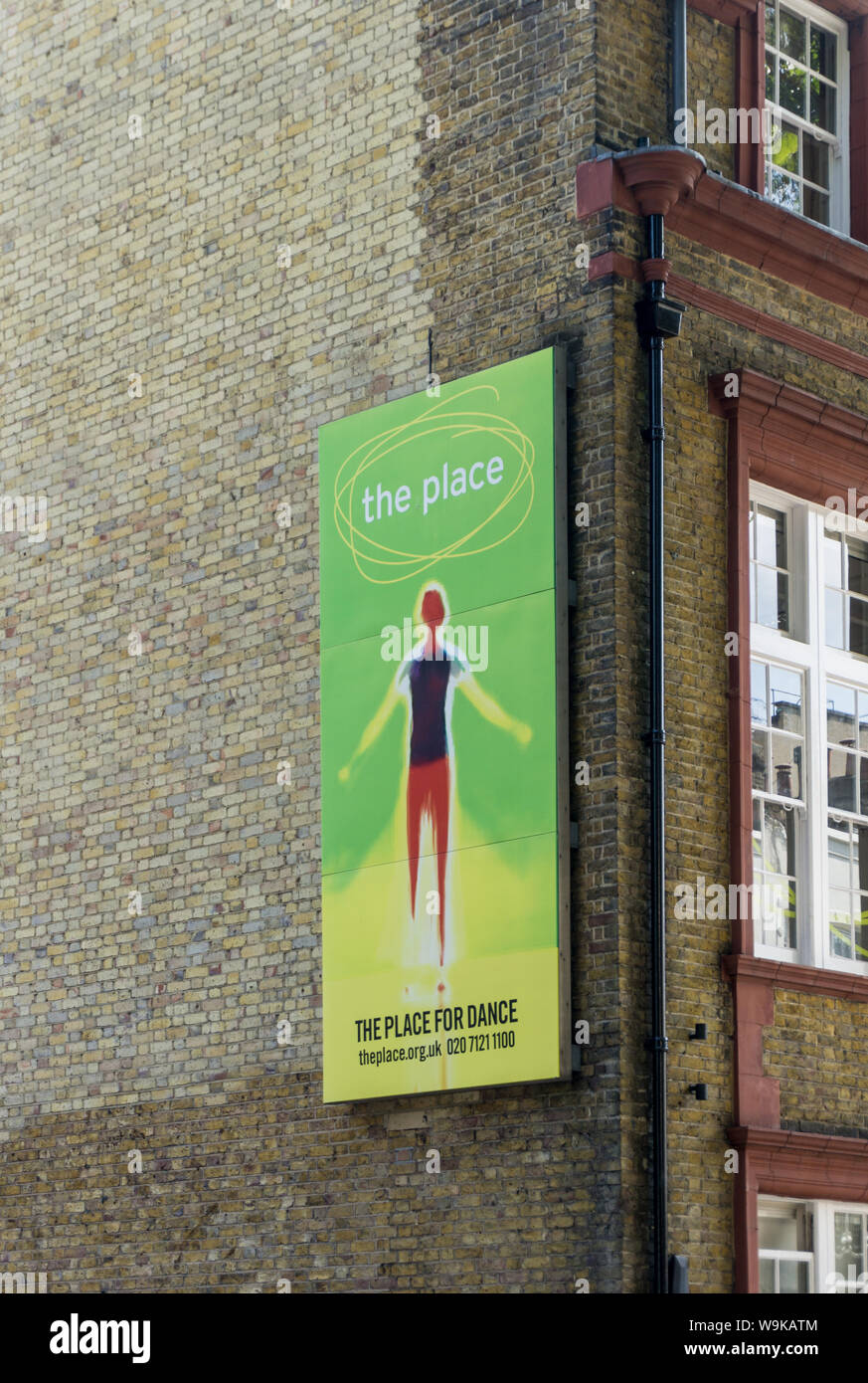 Signage for The Place For Dance, a dance studio based in an old drill ...