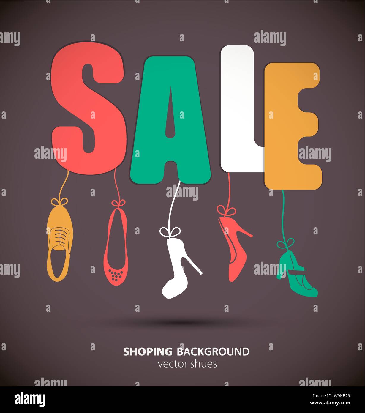 Shopping sale banner Stock Vector Image & Art - Alamy