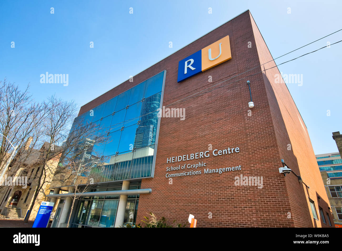 Toronto, Canada-4 April, 2019: Ryerson University buildings in Downtown ...