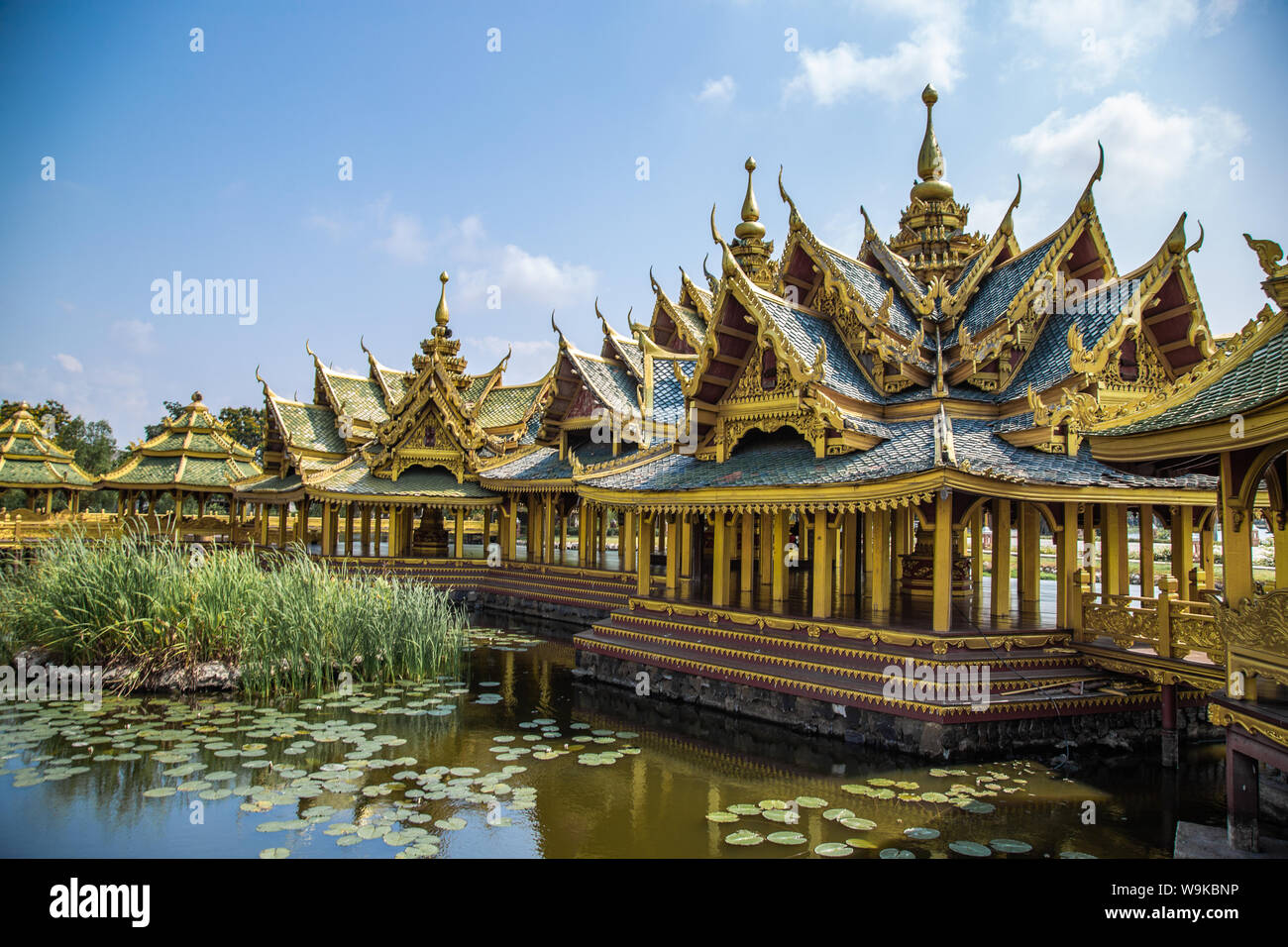 Temples in Ancient City Muang Boran in Bangkok Thailand Stock Photo - Alamy
