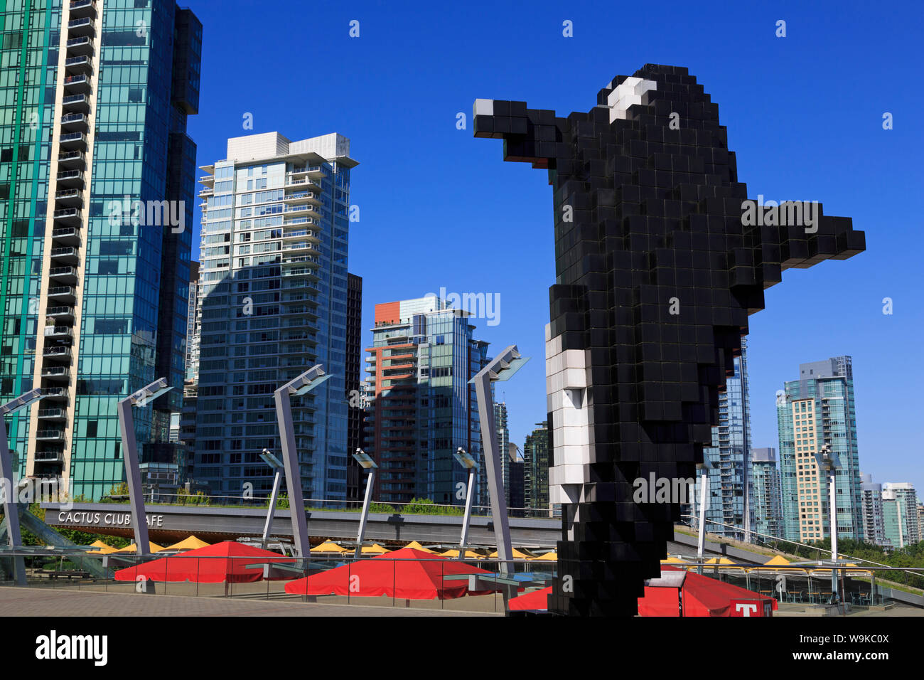 Digital Orca by Douglas Coupland, Convention Centre West, Vancouver ...