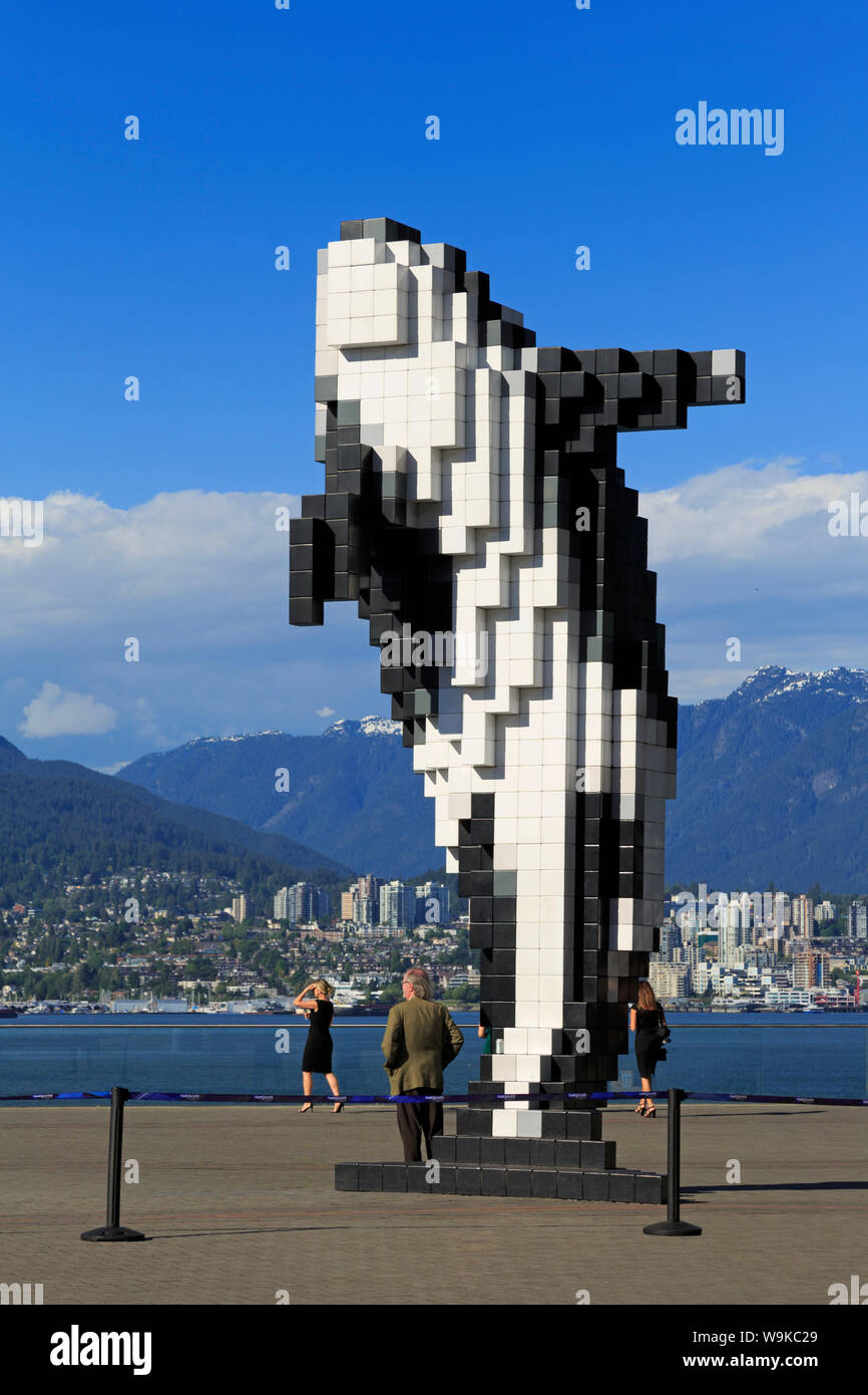 Digital Orca by Douglas Coupland, Convention Centre West, Vancouver ...
