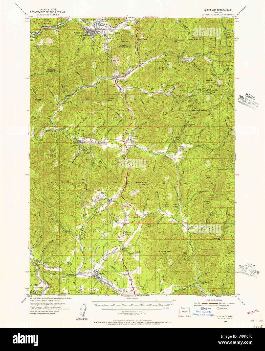 Map of glendale hi-res stock photography and images - Alamy