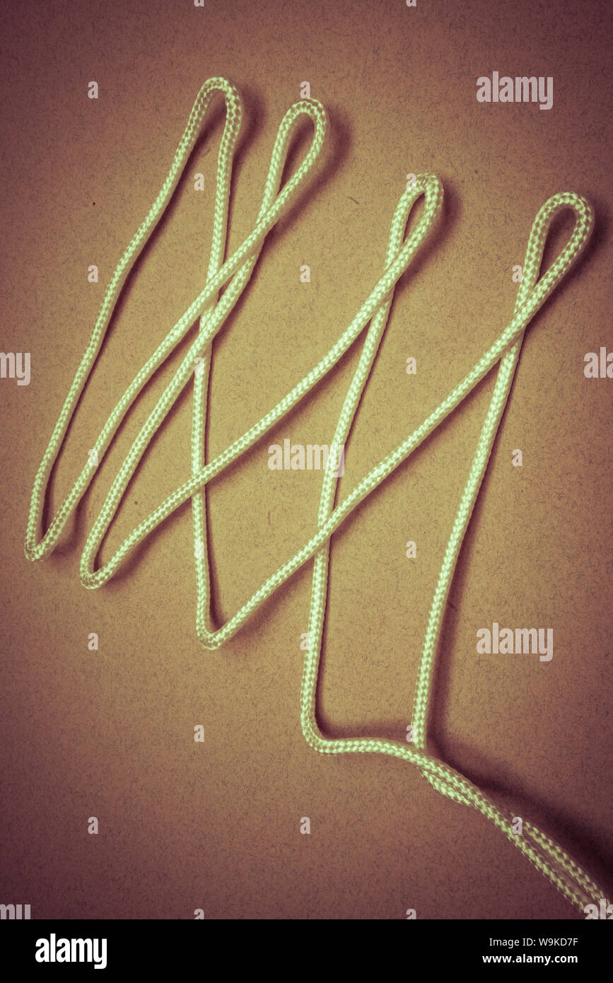 Rope tangled pattern background hi-res stock photography and images - Alamy
