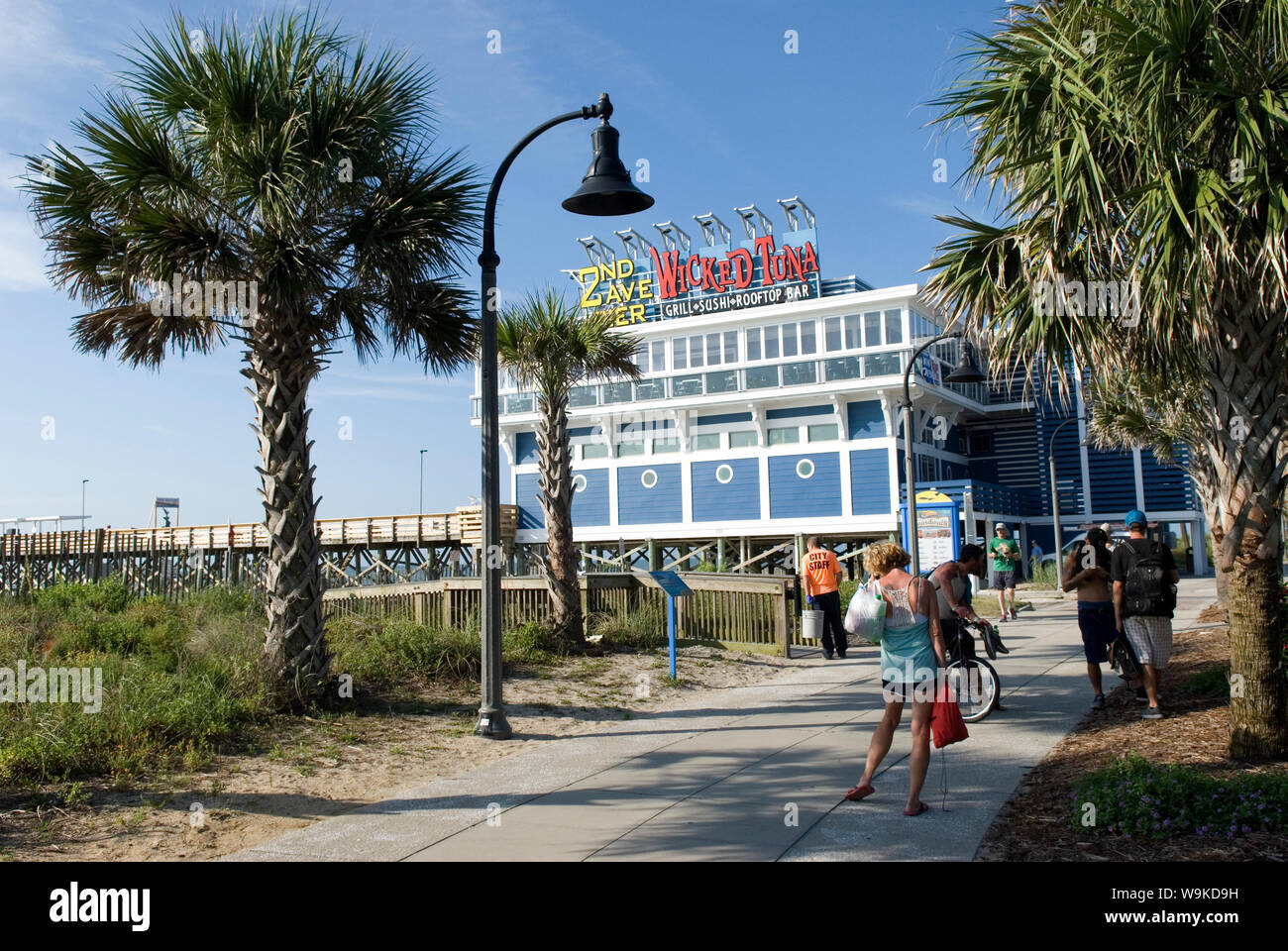South beach restaurant restaurants food dining hi-res stock photography ...