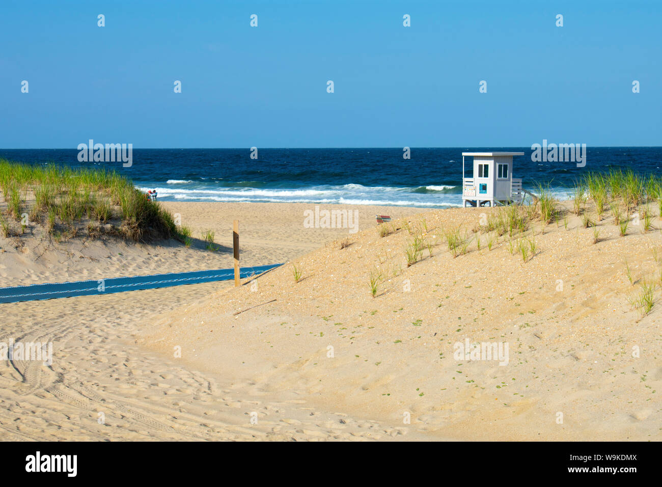 Ocean waves at Sea Girt, a New Jersey beach, on a sunny July day -01 ...