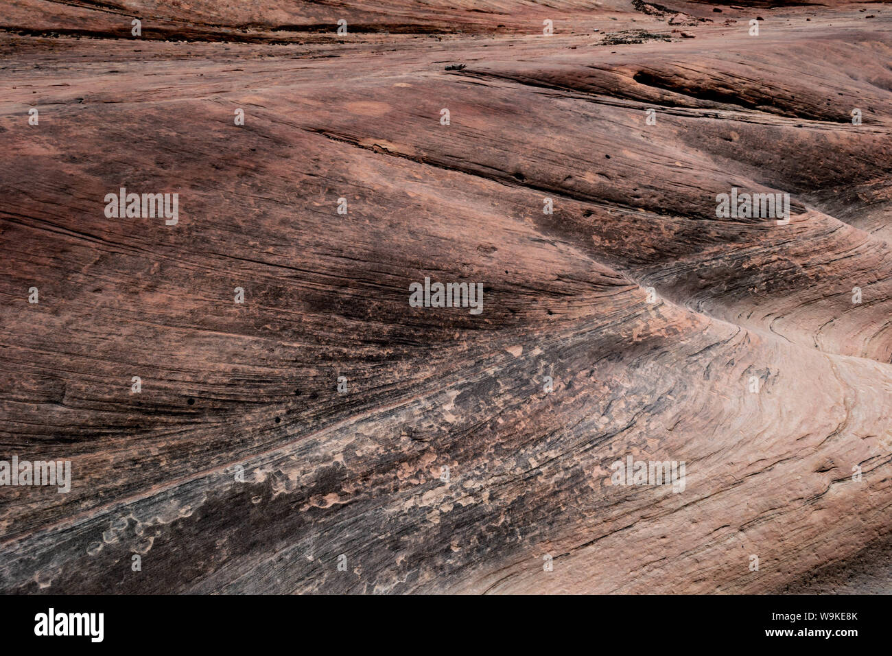 abstract close up of wavy pattern of slick rock Stock Photo - Alamy