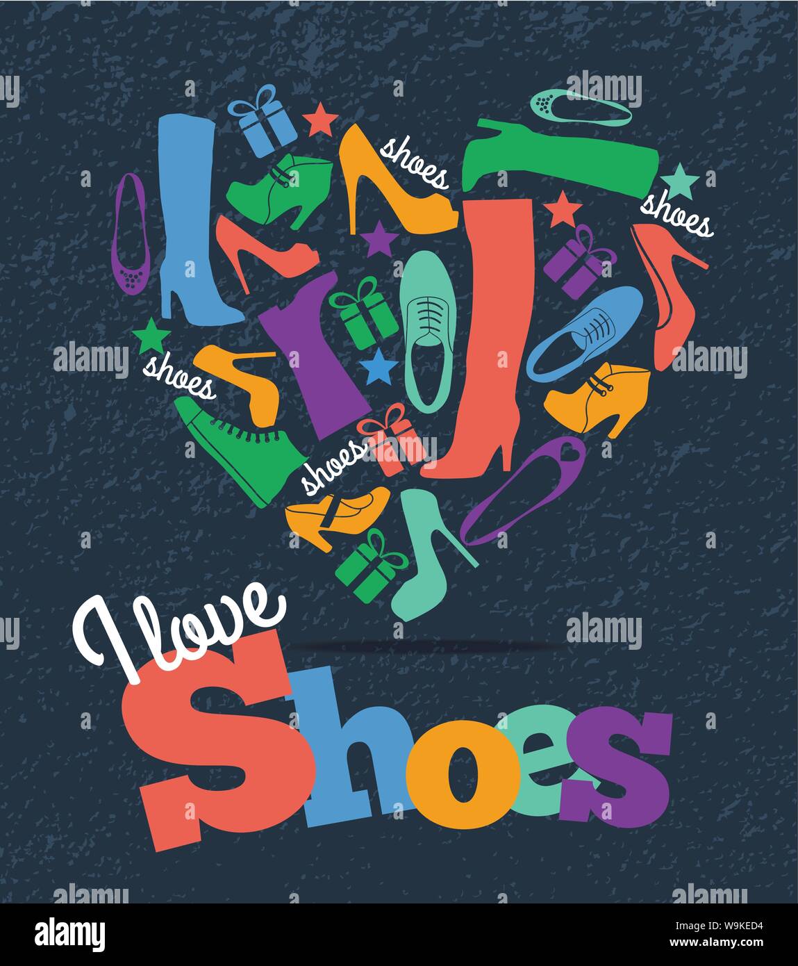 I love shoes sale illustration Stock Vector Image & Art - Alamy
