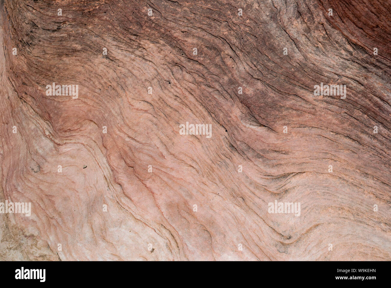 abstract close up of wavy pattern of slick rock Stock Photo - Alamy