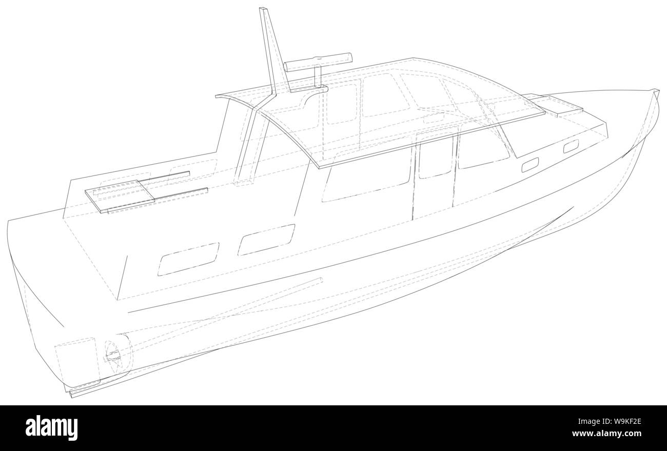 Technical boat Stock Vector Images - Alamy