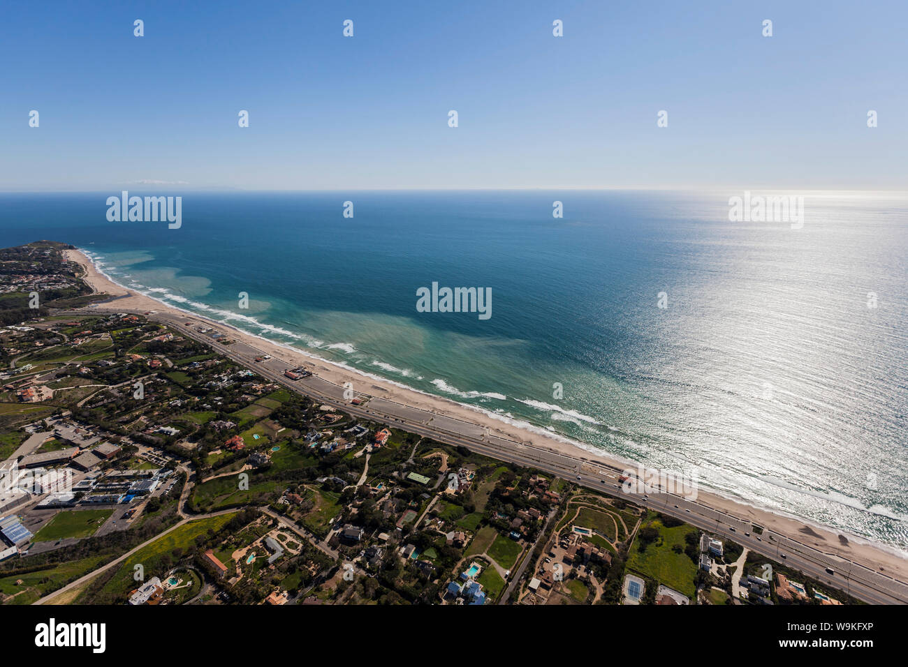 Aerial View Malibu Beach Homes High Resolution Stock Photography and ...