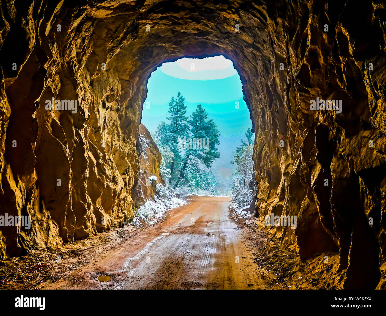 Narrow passage in rocky hi-res stock photography and images - Alamy