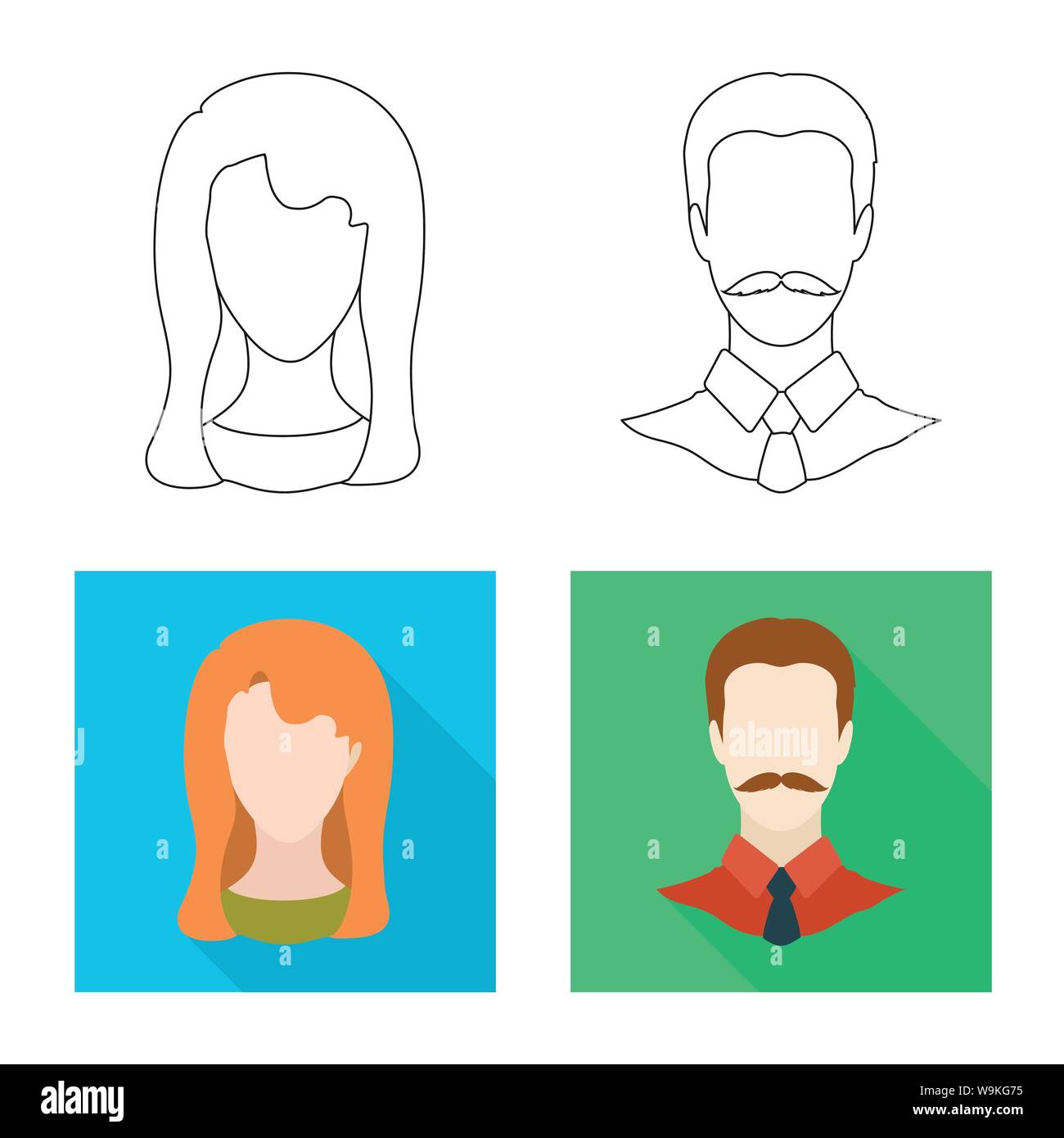 Vector illustration of professional and photo logo. Collection of ...