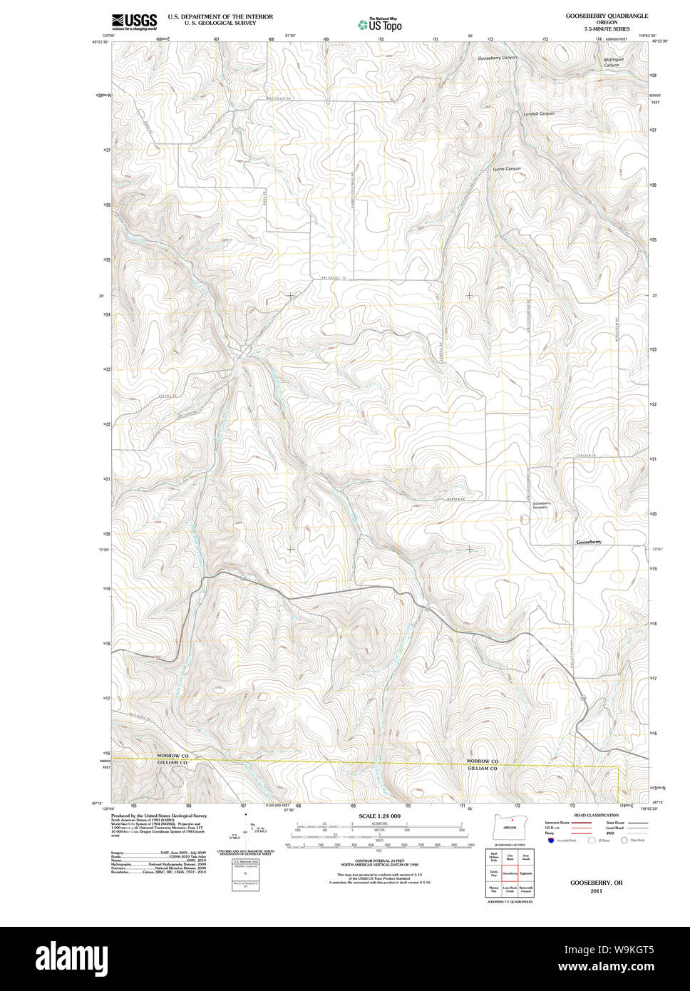 Map oregon usgs hi-res stock photography and images - Alamy