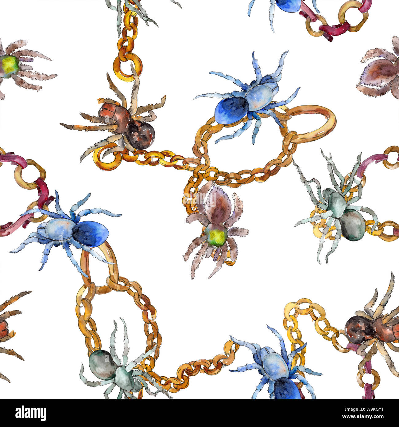 Golden spider fabric Cut Out Stock Images & Pictures - Alamy