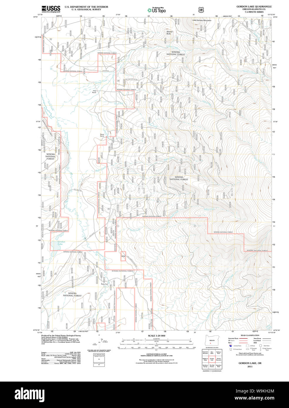 Gordon map Cut Out Stock Images & Pictures - Alamy