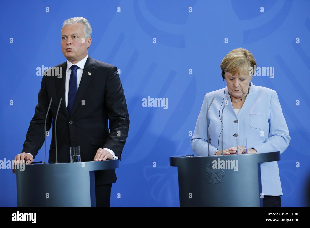 Berlin, Germany. 08th Apr, 2019. Chancellor Angela Merkel and the ...