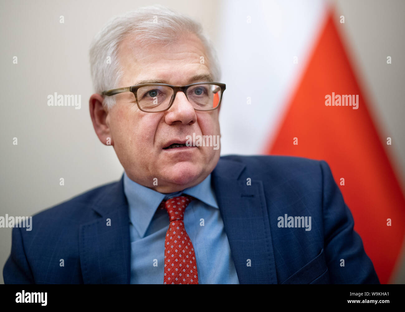 Warschau, Poland. 12th Aug, 2019. Jacek Czaputowicz, Foreign Minister ...