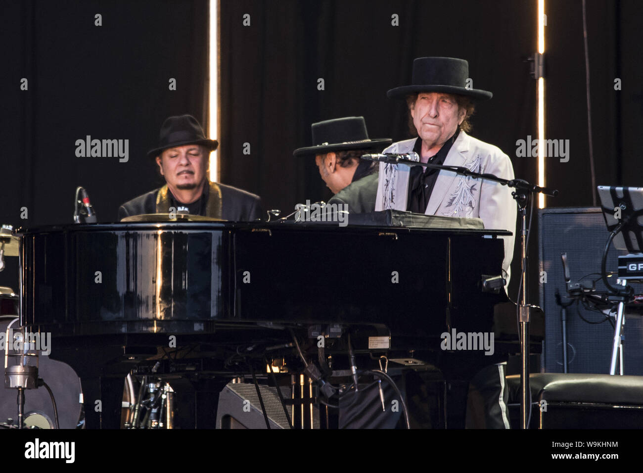 LONDON, ENGLAND: Bob Dylan performs on the Great Oak Stage in Hyde Park ...