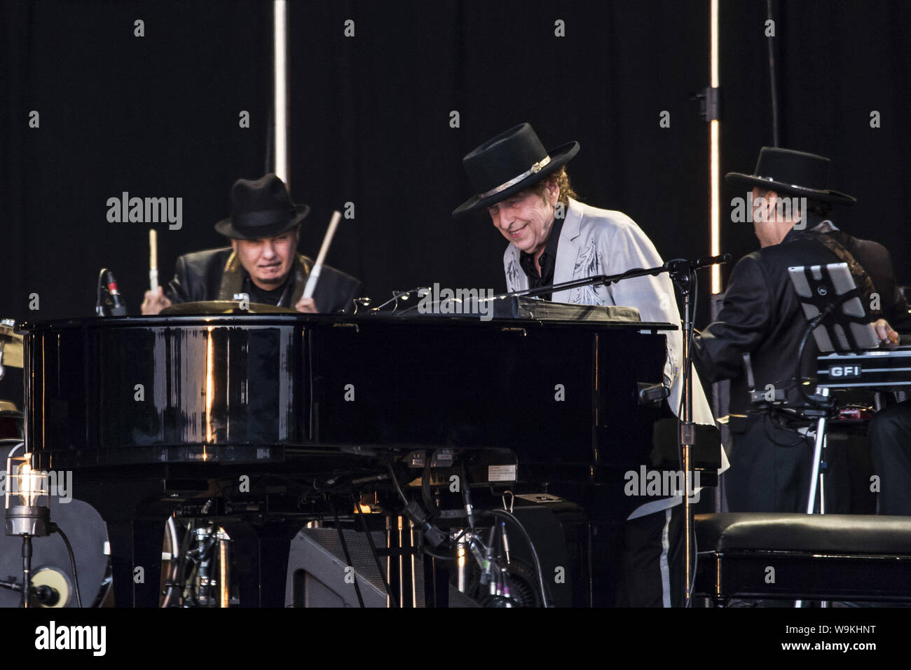 LONDON, ENGLAND: Bob Dylan performs on the Great Oak Stage in Hyde Park ...