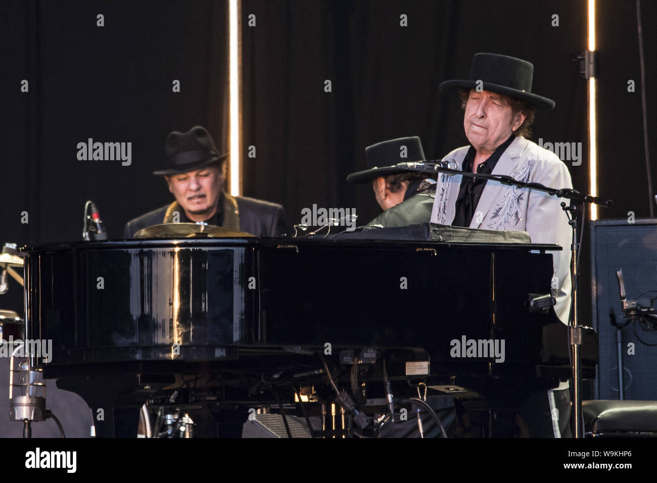 LONDON, ENGLAND: Bob Dylan performs on the Great Oak Stage in Hyde Park ...