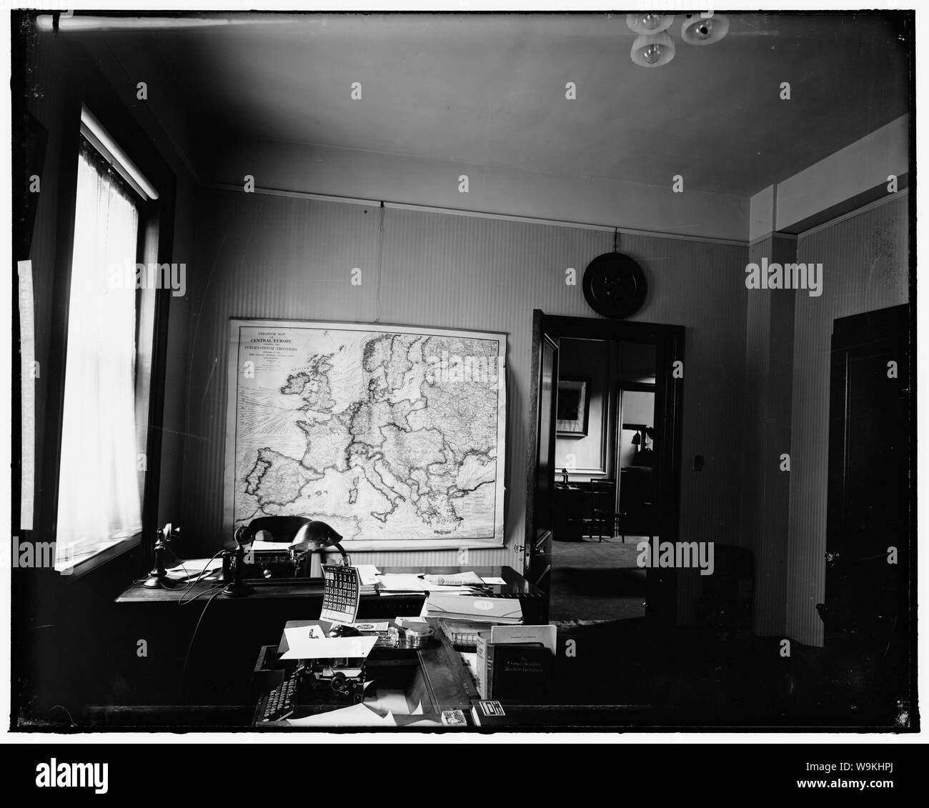 Light office interior Black and White Stock Photos & Images - Alamy