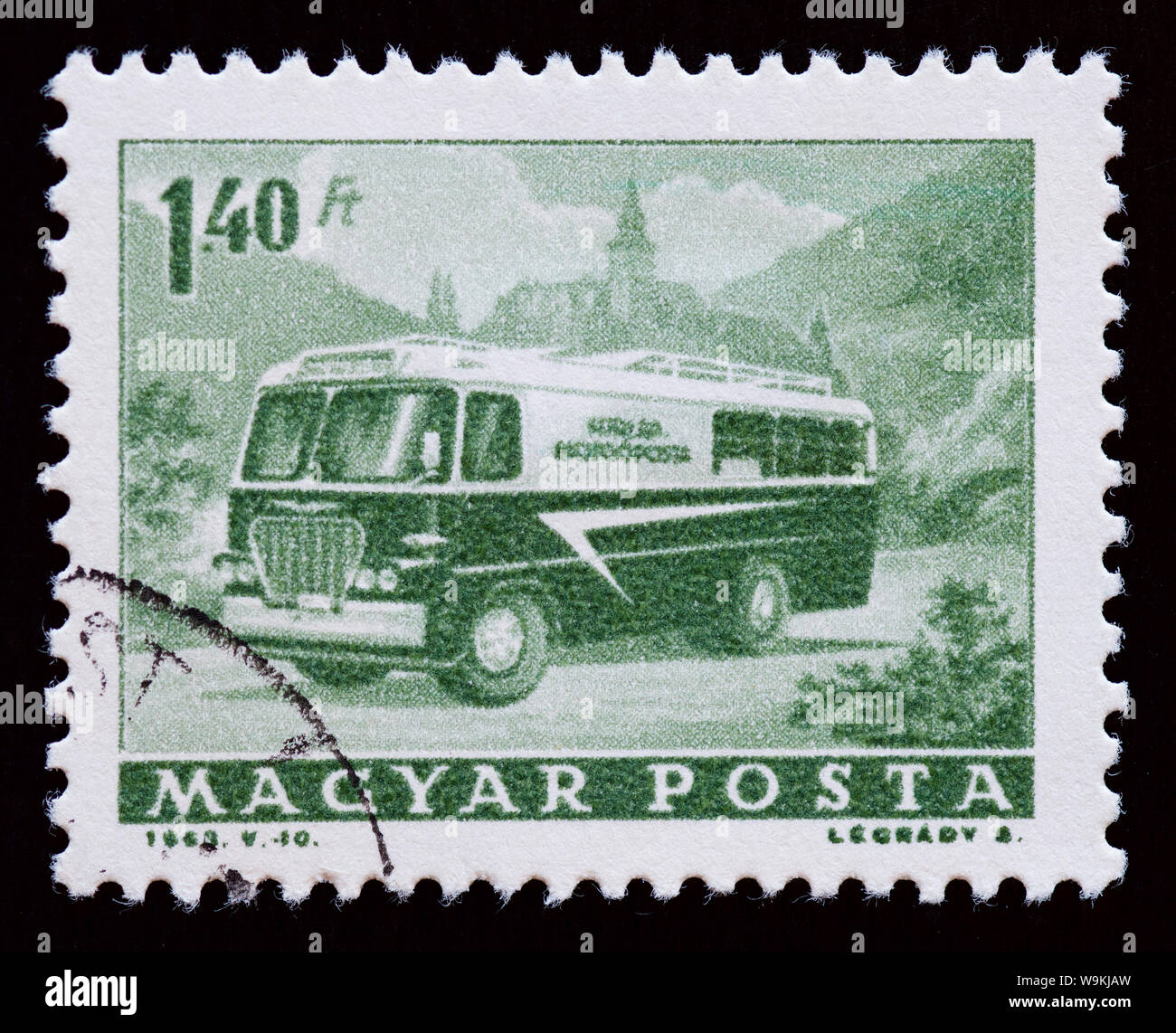 Hungary Postage Stamp - Transport and Telecommunication Stock Photo - Alamy