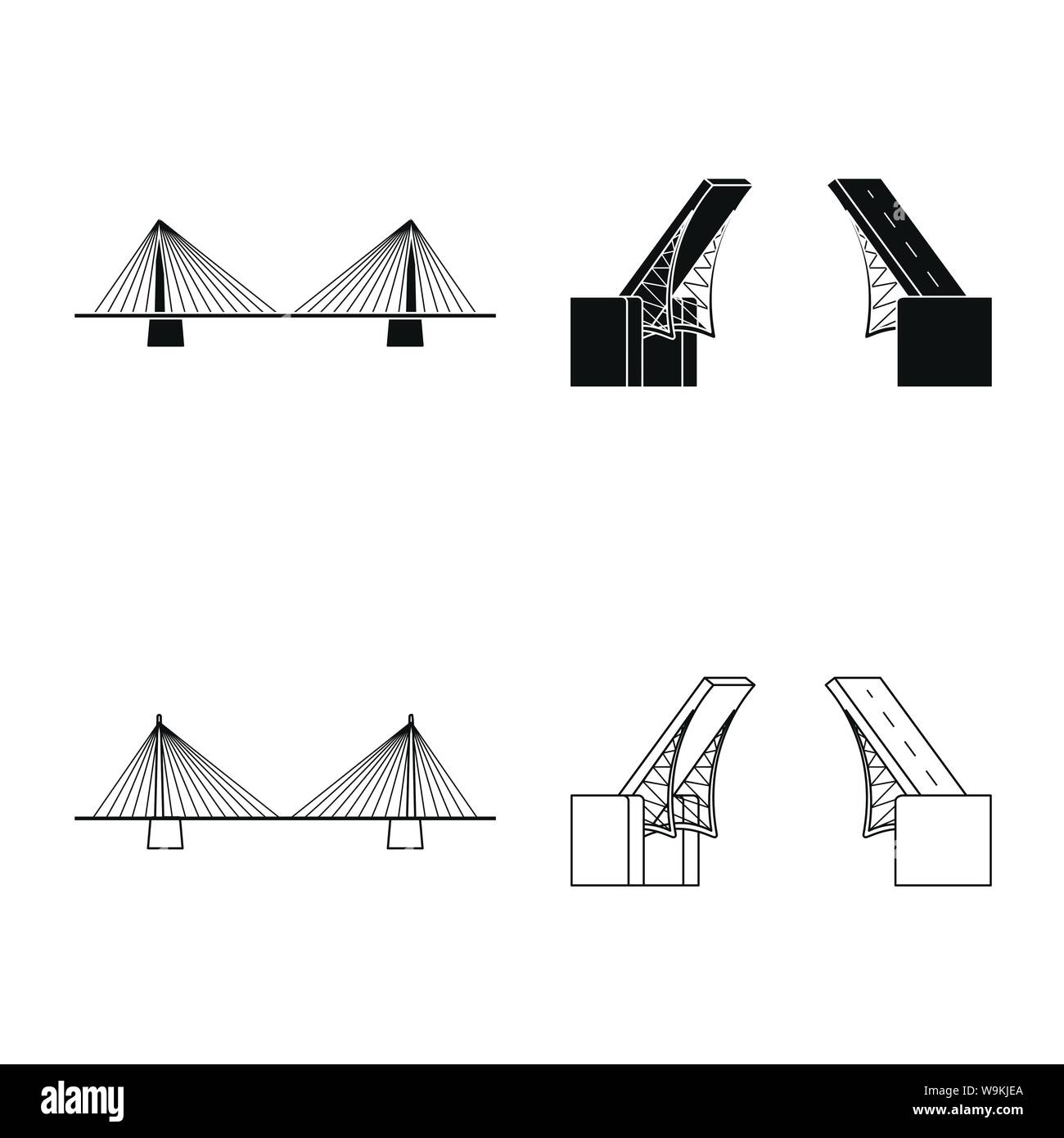 Vector design of connection and design logo. Collection of connection ...