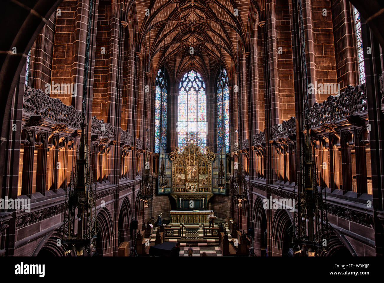 Liverpool Cathedral Interior Stock Photo - Alamy
