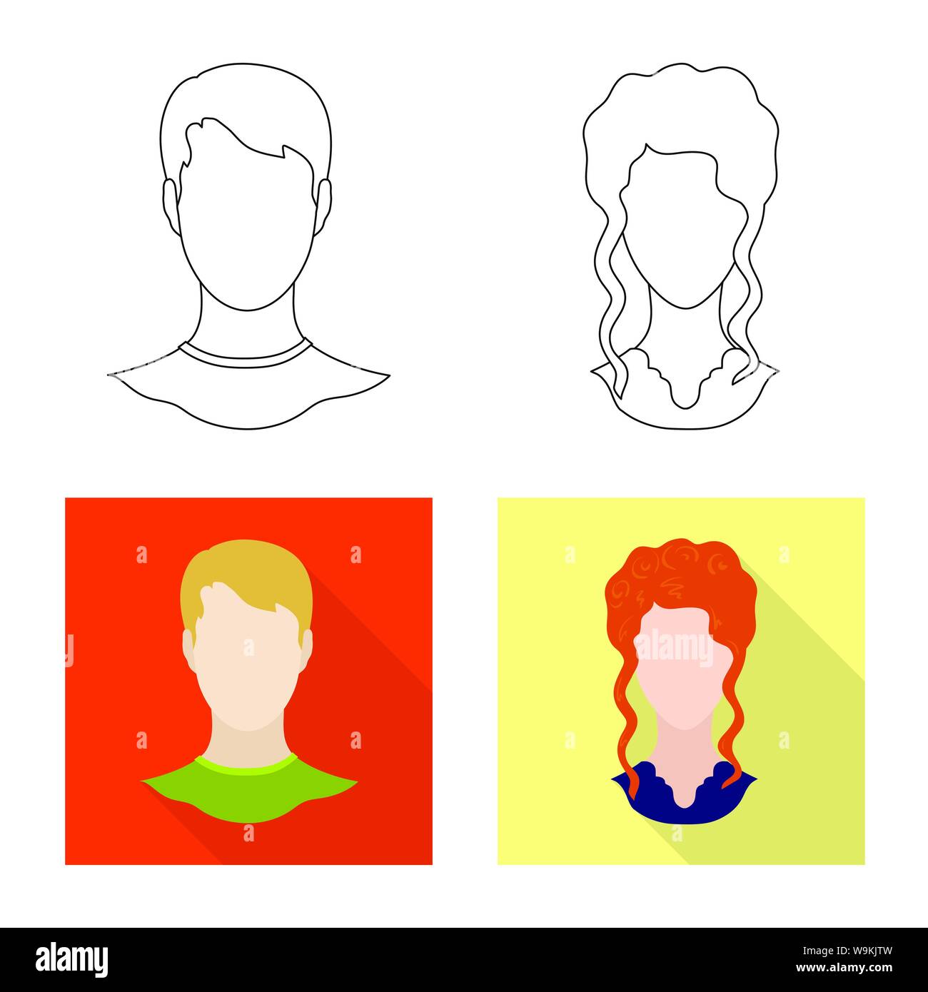 Vector design of professional and photo icon. Set of professional and ...