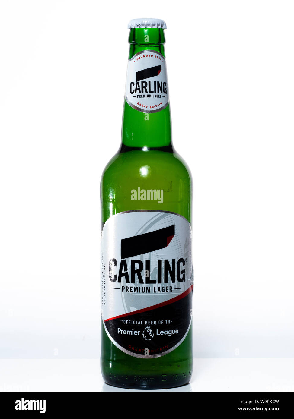 Garling beer 0,5 l bottle isolated on white background Stock Photo - Alamy