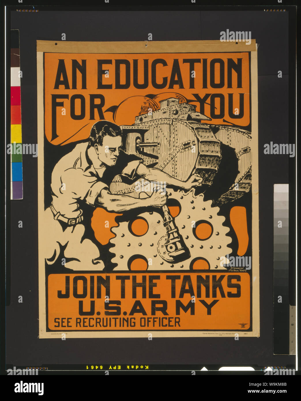 An education for you Abstract: U.S. Army Tank Corps recruiting poster ...