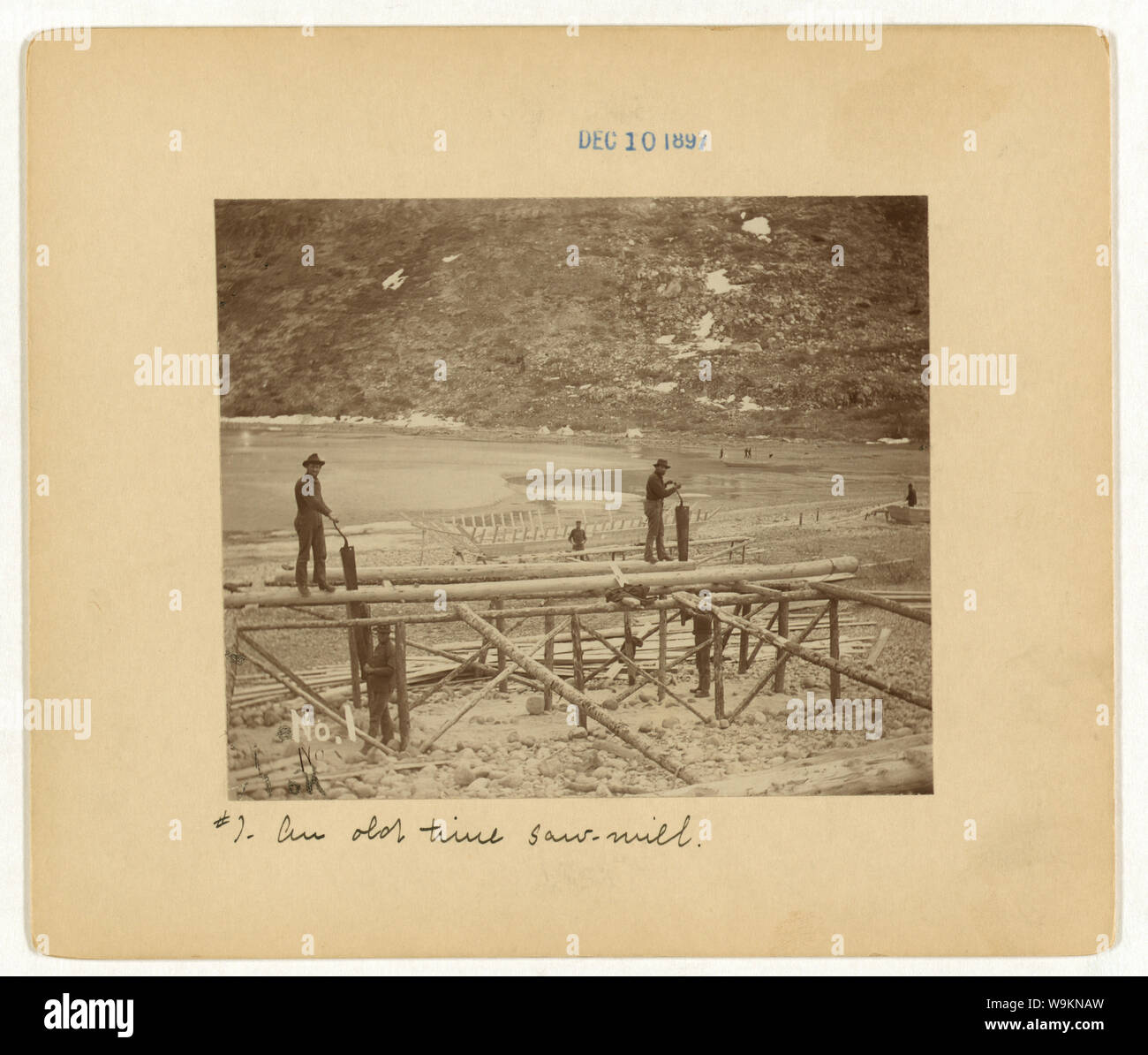 Old time saw mill hi-res stock photography and images - Alamy