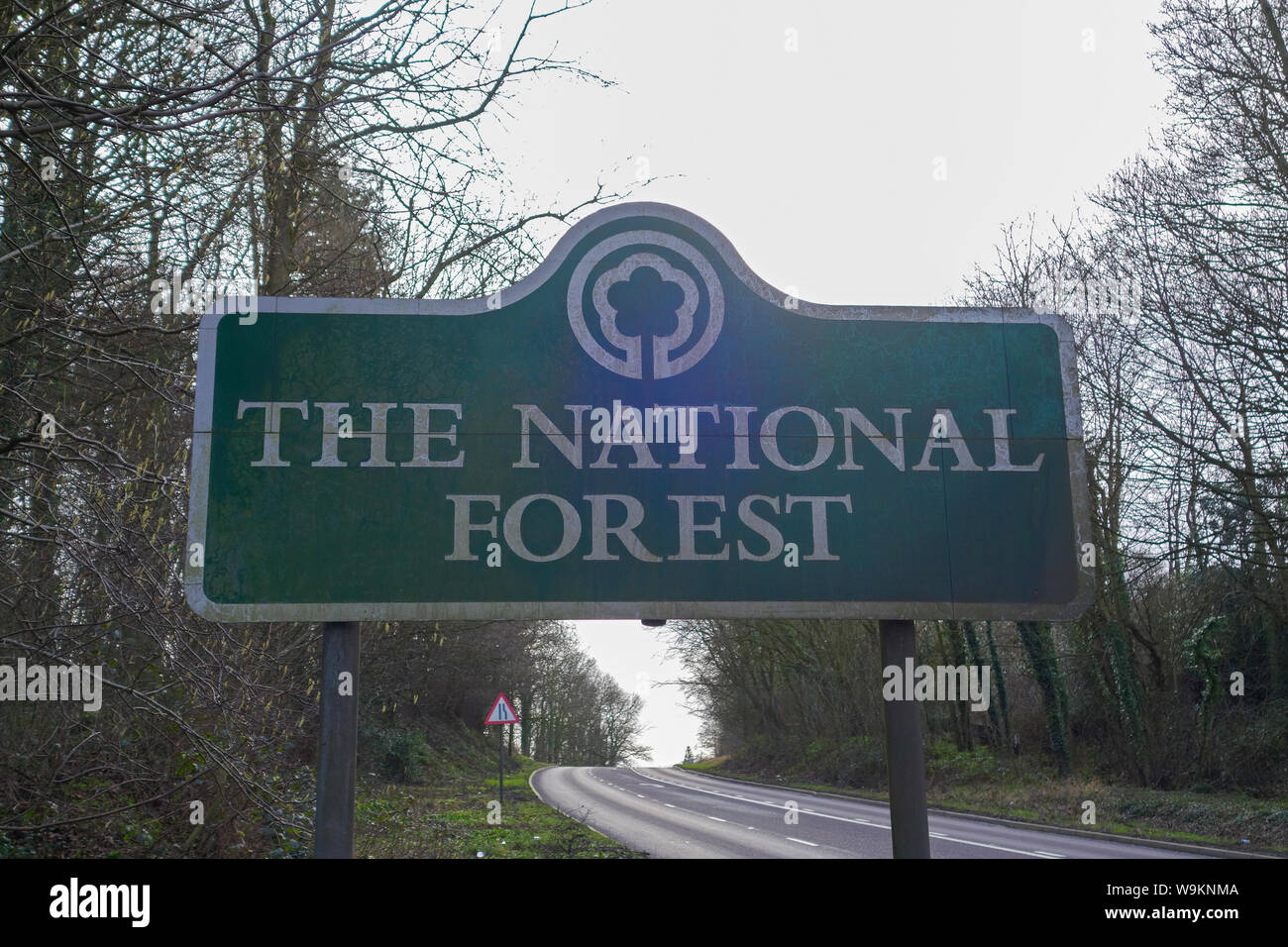 National forest sign uk hi-res stock photography and images - Alamy