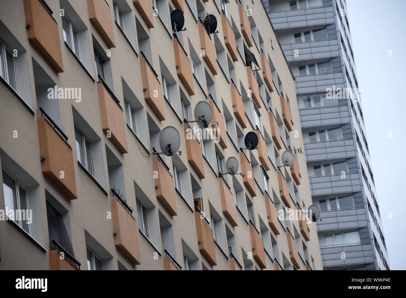 Warsaw Communist building Stock Photo - Alamy