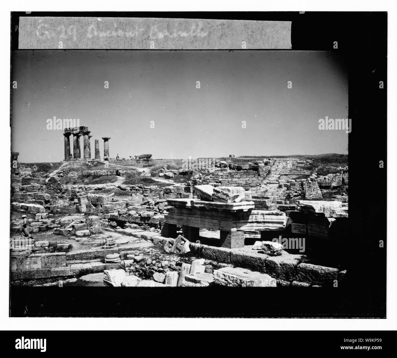 Ruins temple ancient greece Black and White Stock Photos & Images - Alamy