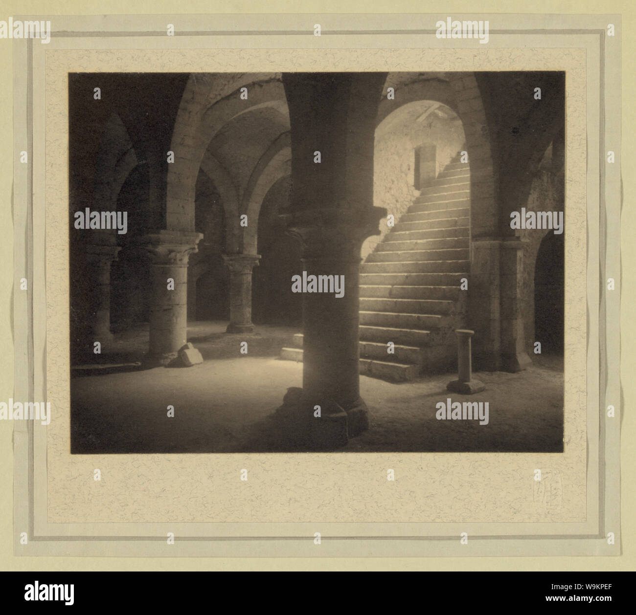 Ancient crypt cellars in Provins, France Stock Photo - Alamy