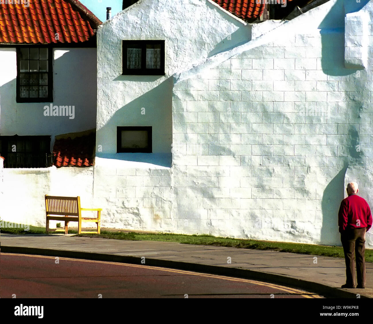 The White Wall Stock Photo - Alamy