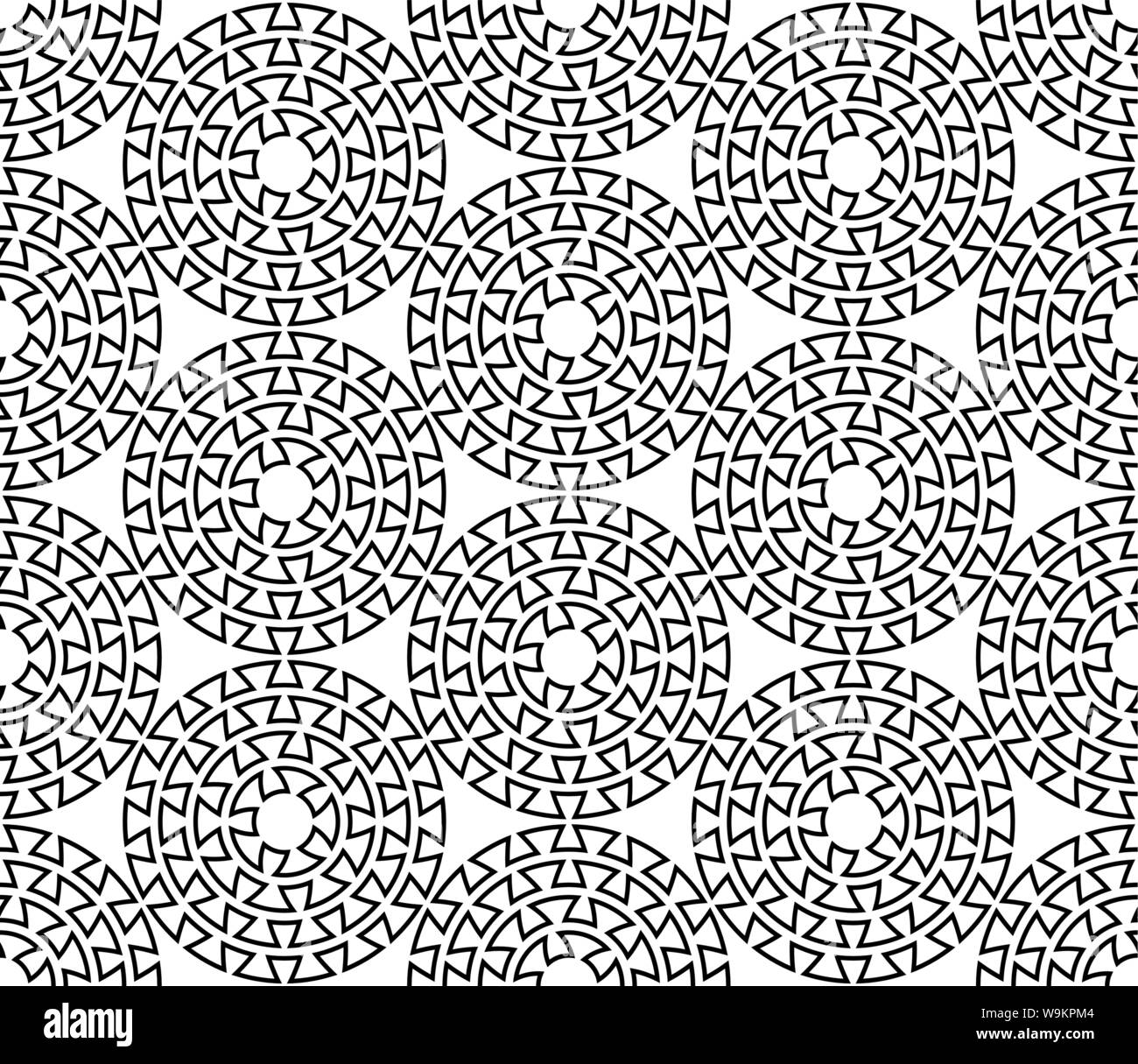 Greek key round seamless pattern. Greek texture. Vector Stock Vector ... Greek key round seamless pattern. Greek texture. Vector Stock Vector ...
