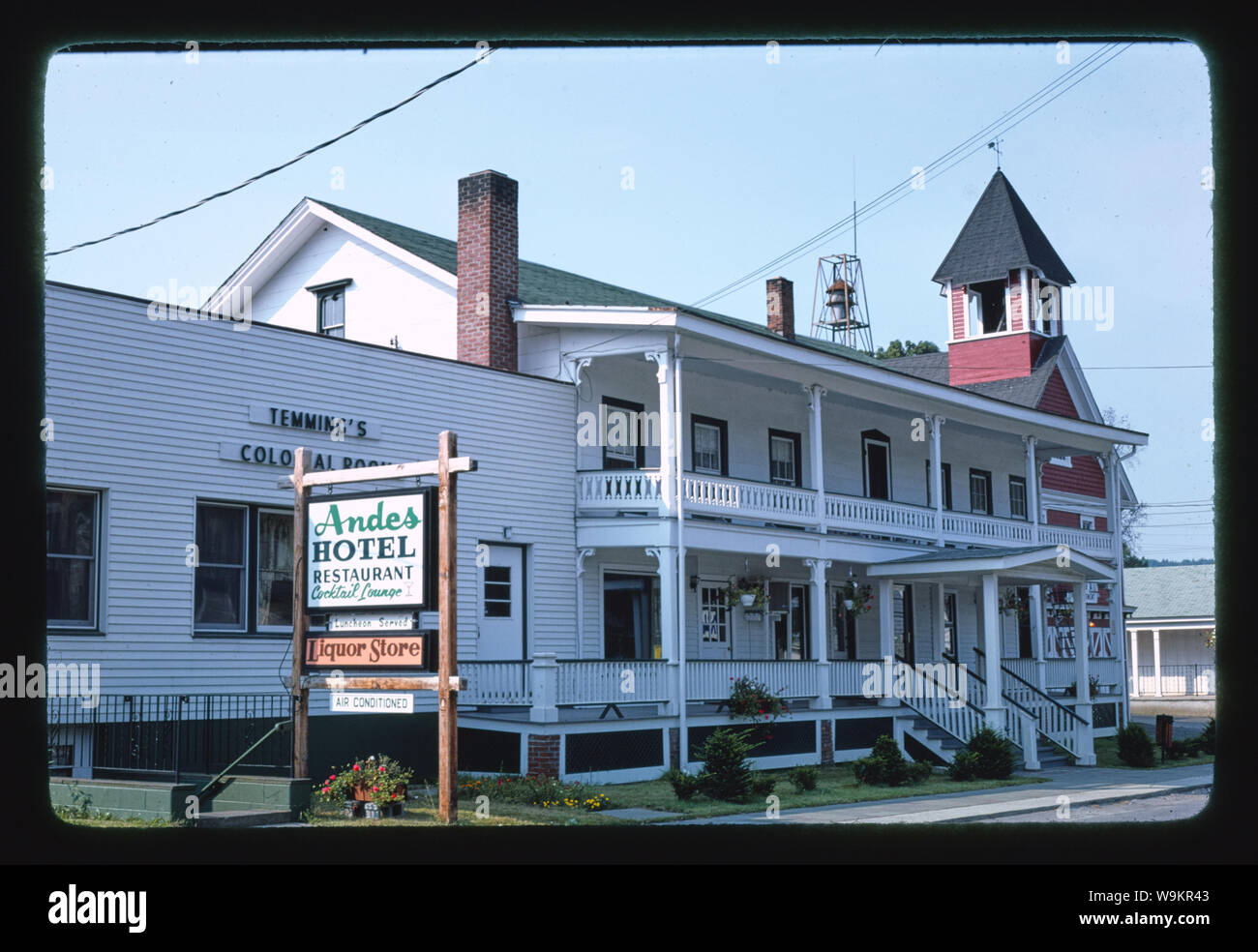 Andes Hotel, Route 28, Andes, New York Stock Photo - Alamy