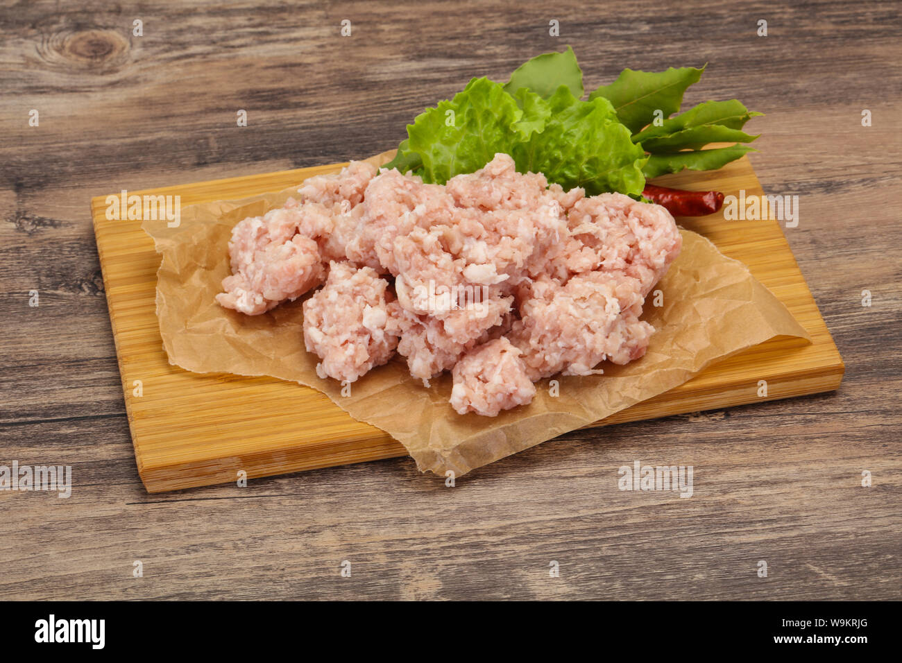 Homemade pork minced meat ready for cooking Stock Photo - Alamy