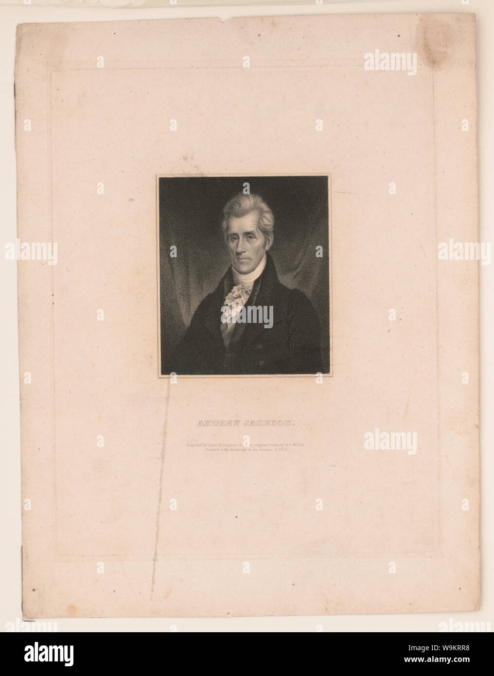 Andrew Jackson / engraved by James B. Longacre from an original picture ...