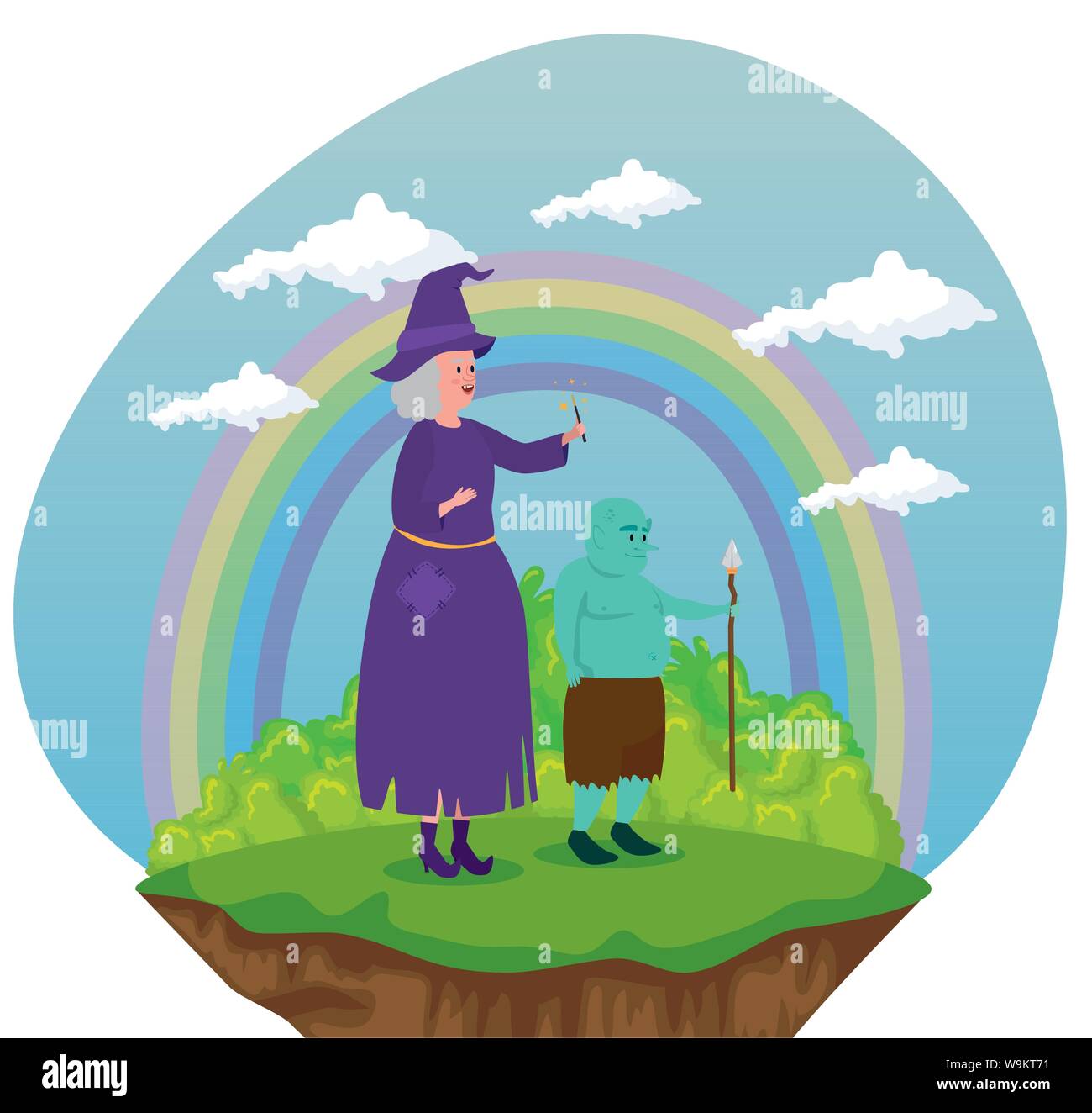 Witch troll hi-res stock photography and images - Alamy