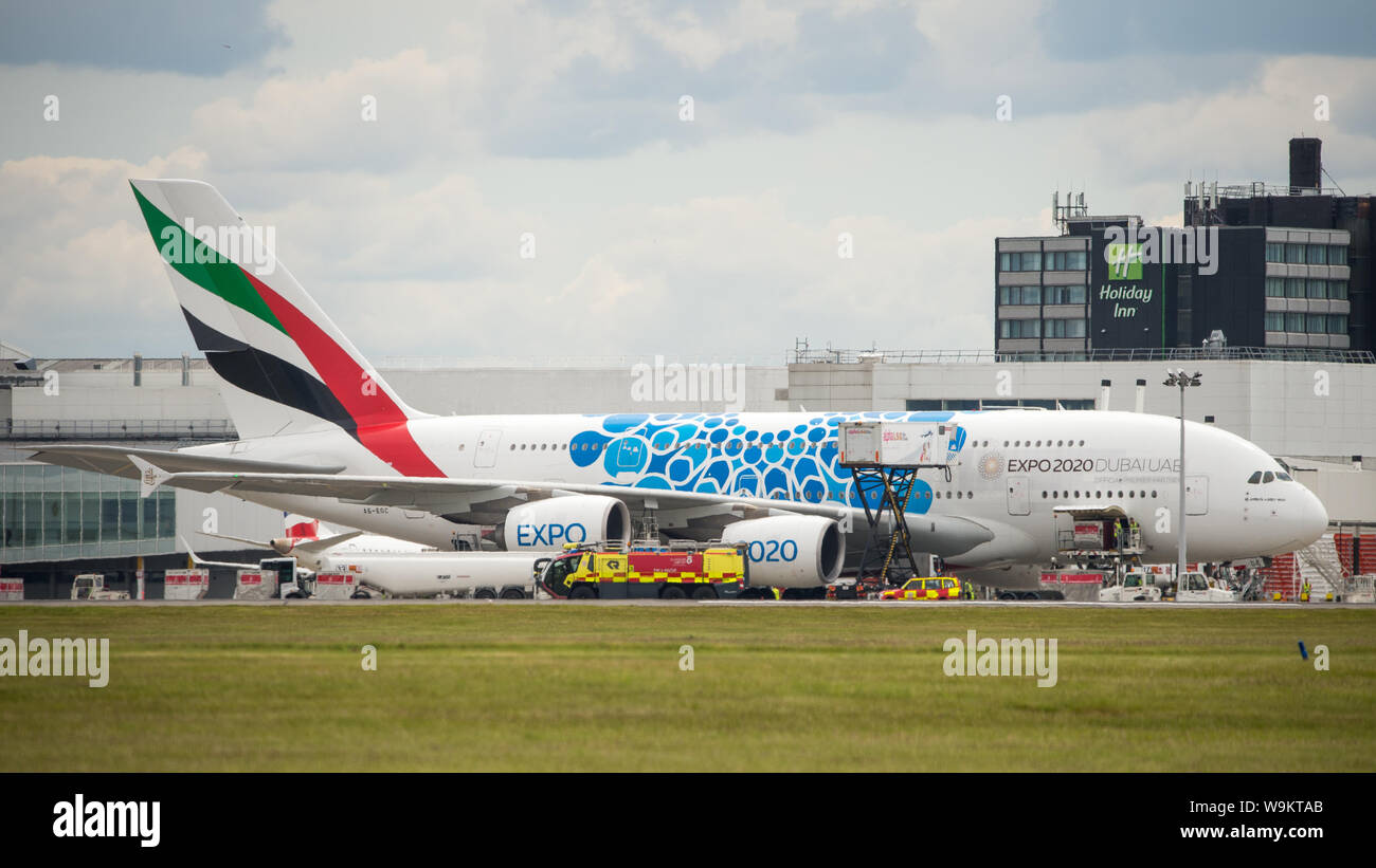 Airbus a380 airbus tail rudder hi-res stock photography and images - Alamy